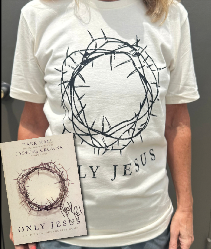 Signed Only Jesus Devotional and Large Only Jesus Shirt Combo – Casting ...